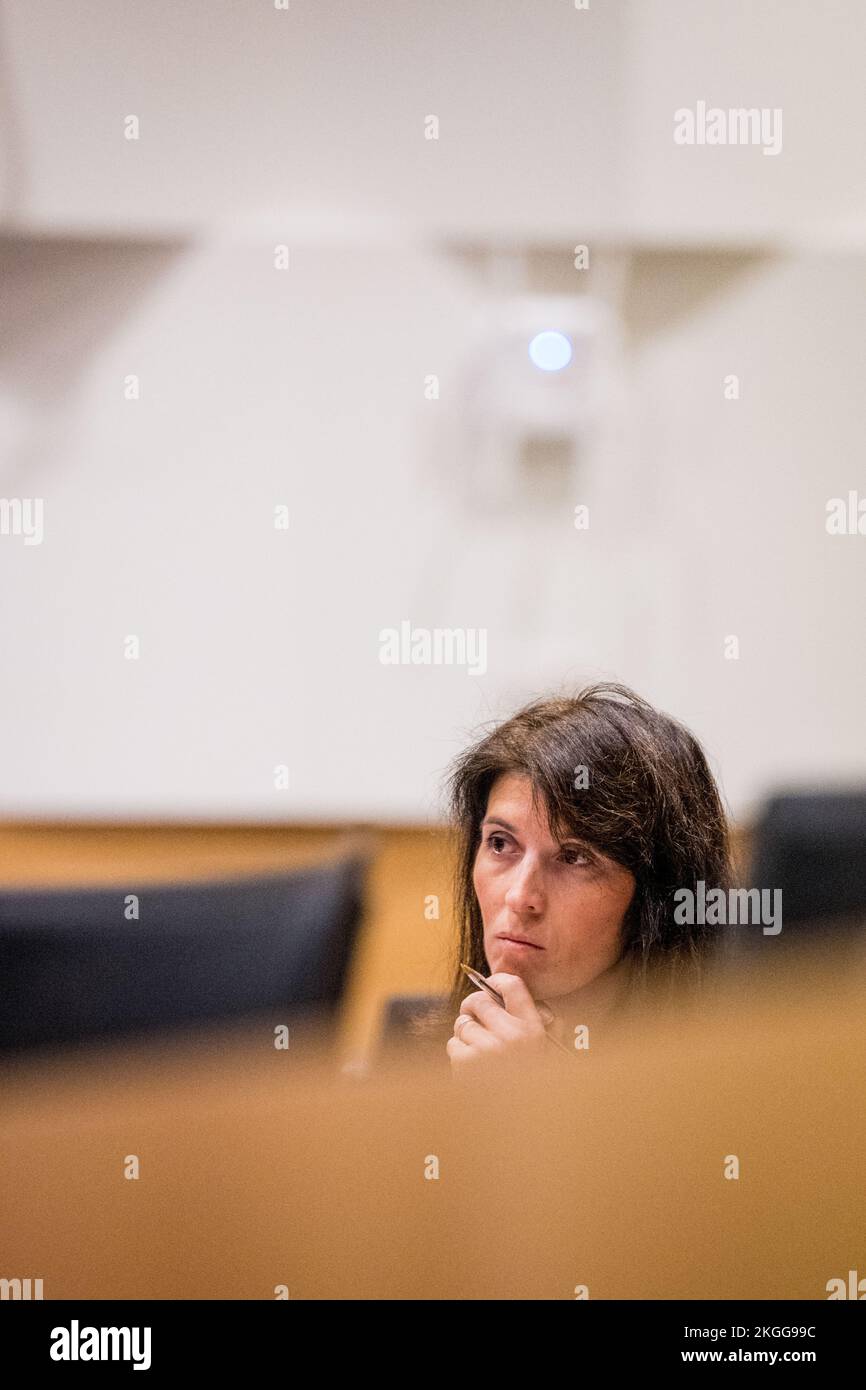 New State Secretary for Budget Alexia Bertrand pictured during a ...