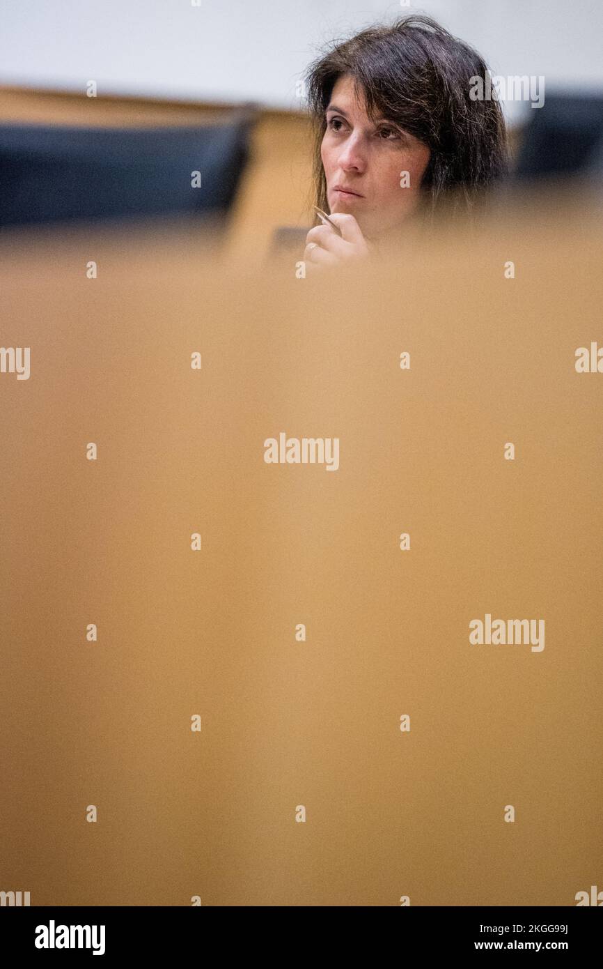 New State Secretary for Budget Alexia Bertrand pictured during a ...