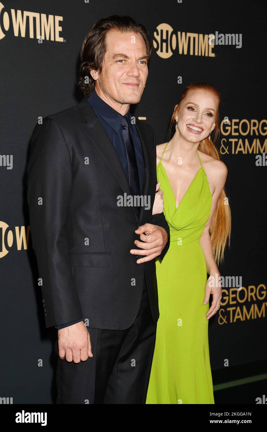 LOS ANGELES, CALIFORNIA - NOVEMBER 21: (L-R) Michael Shannon and ...