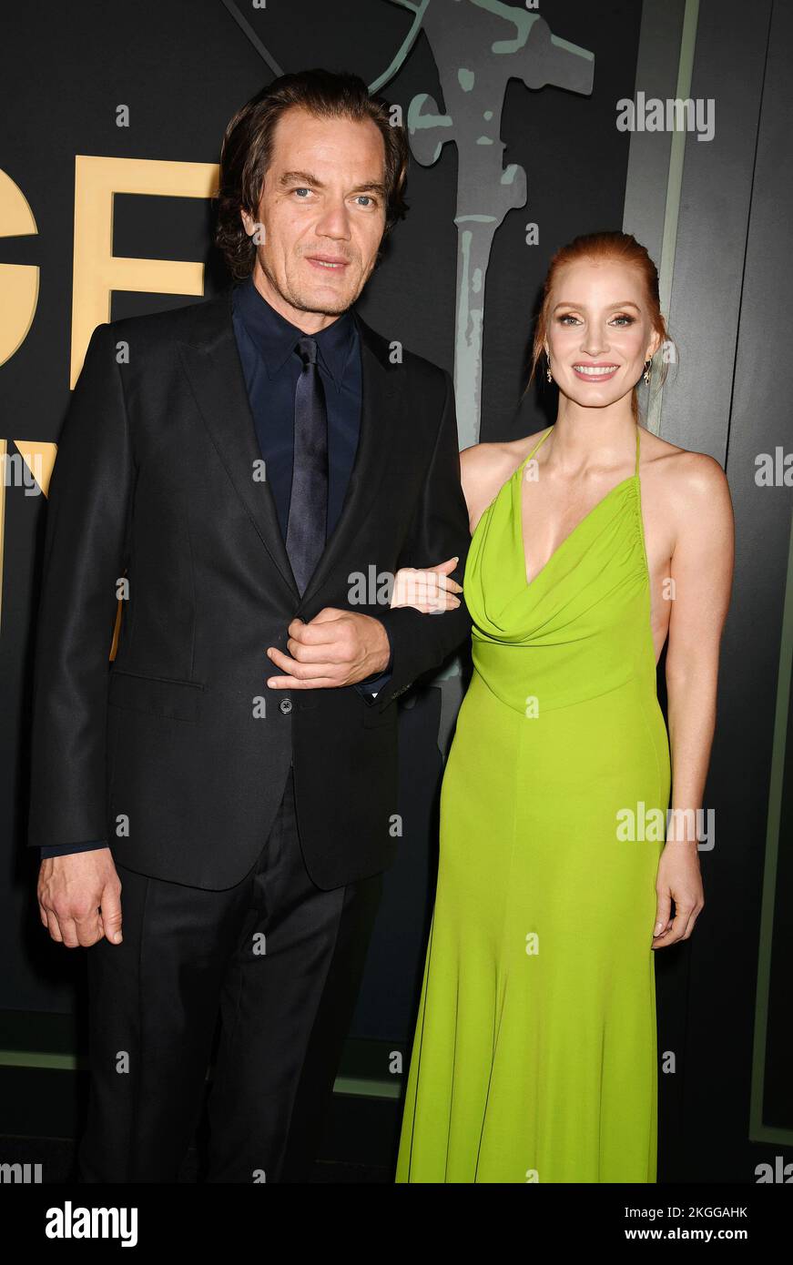 LOS ANGELES, CALIFORNIA - NOVEMBER 21: (L-R) Michael Shannon and ...
