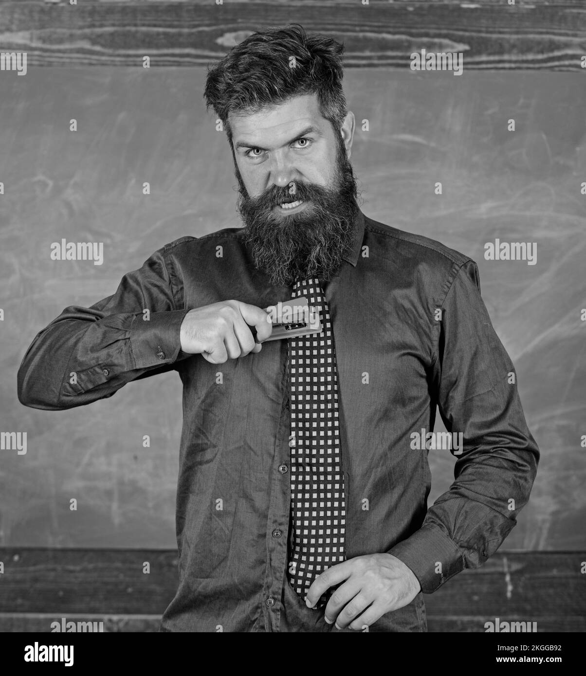 Scruffy teacher hi-res stock photography and images - Alamy