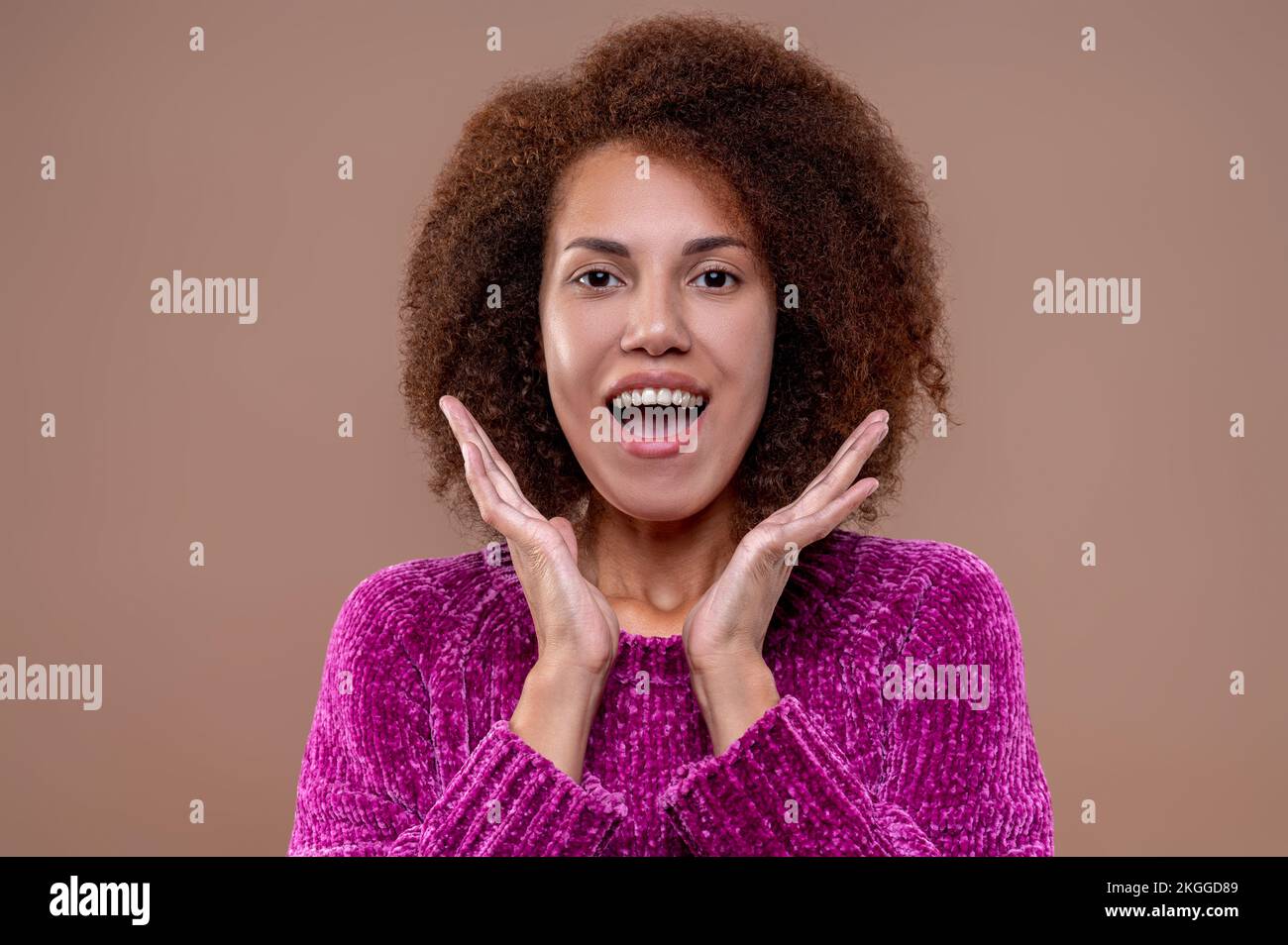Photo happy excited young hi-res stock photography and images - Alamy