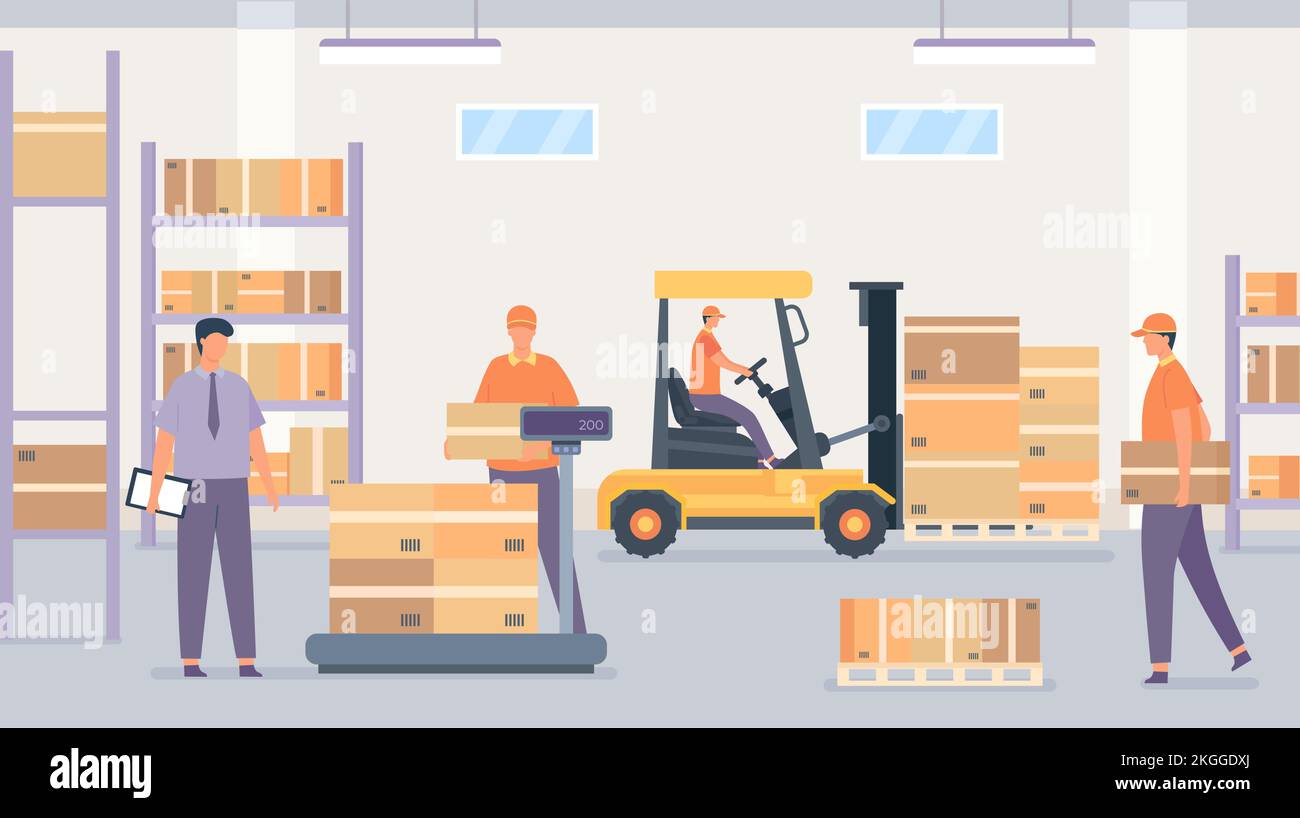 Stacking crates Stock Vector Images - Alamy