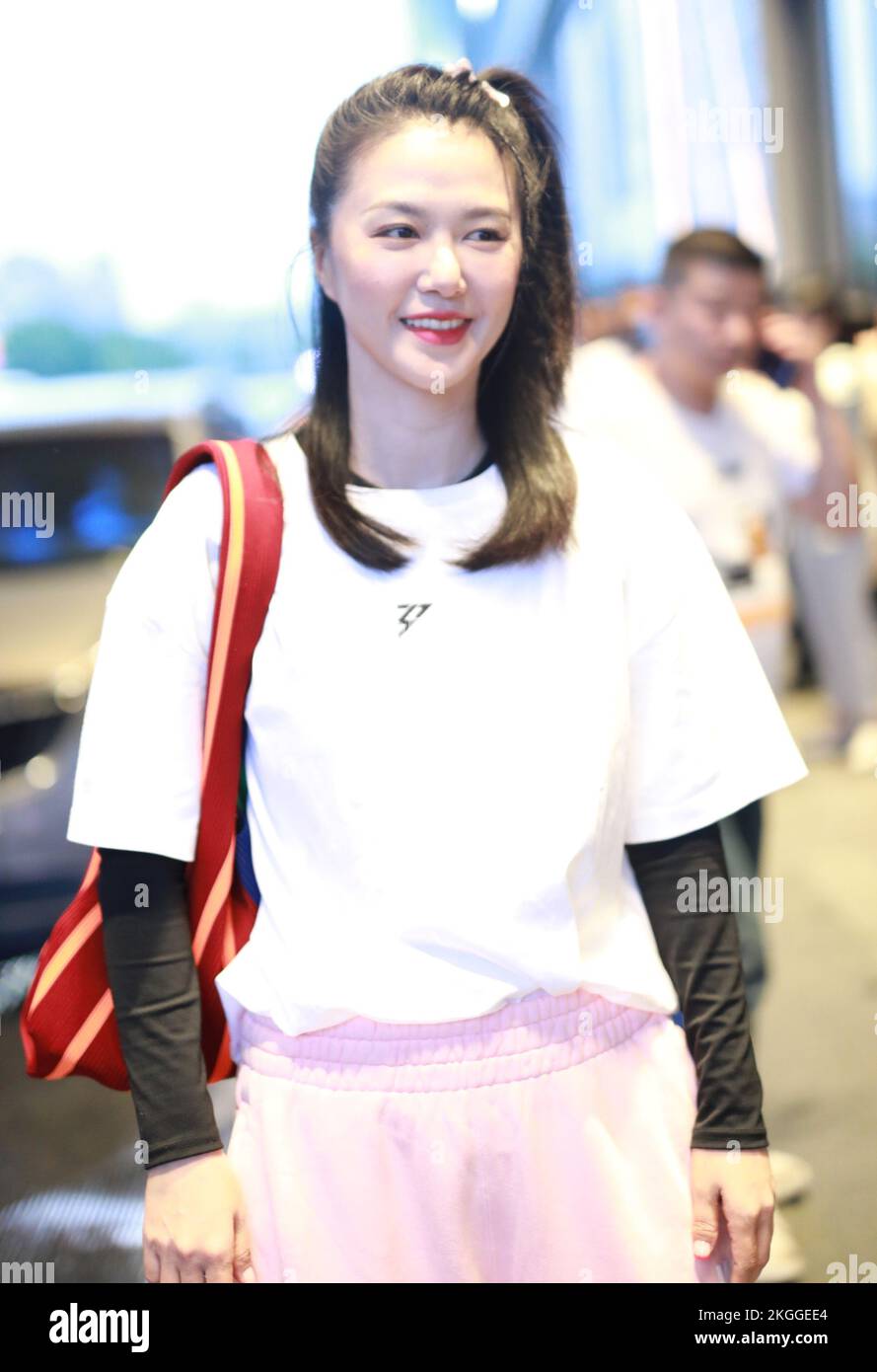 Chinese singer and actress Tan Weiwei was at work on the third season ...