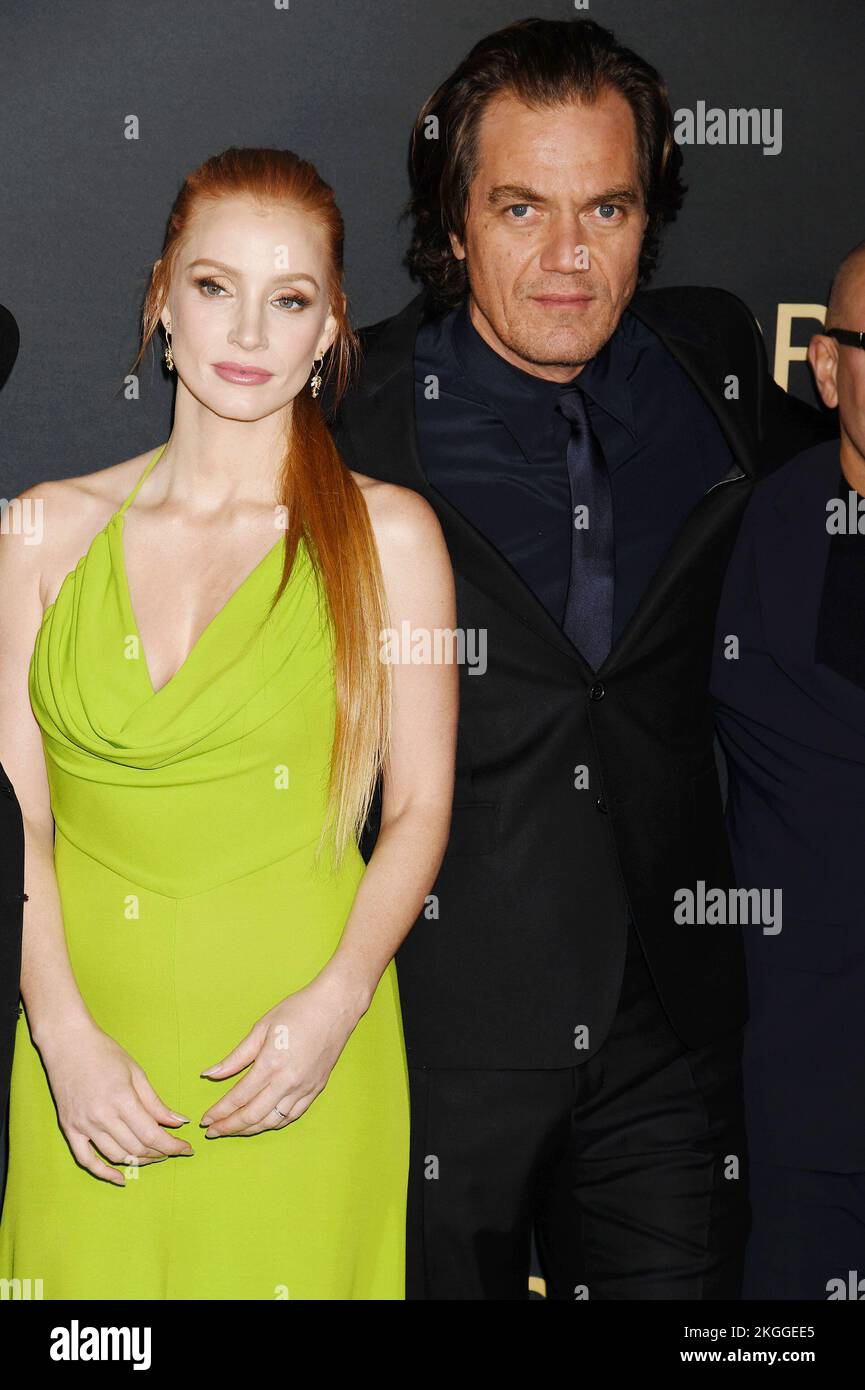 LOS ANGELES, CALIFORNIA - NOVEMBER 21: (L-R) Michael Shannon and ...