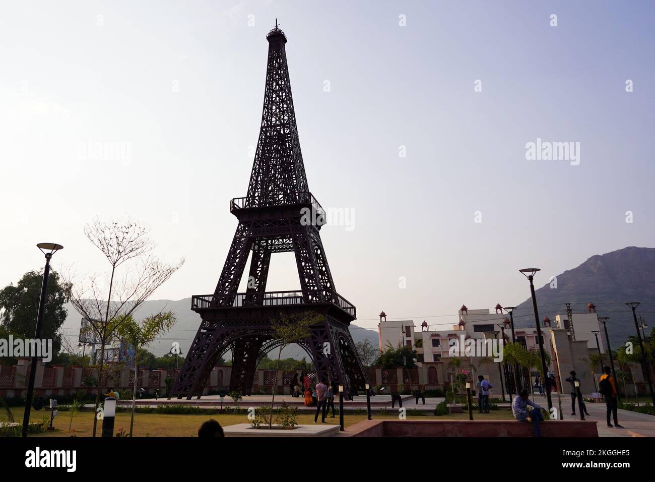 Tourist visits at the Tableau of Seven Wonders Park in Ajmer, India on November 15, 2022. It ...