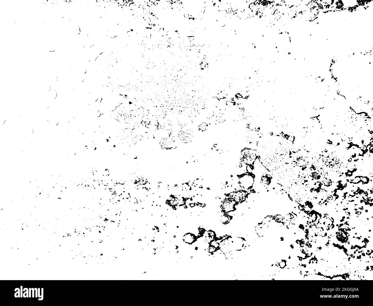 Rusty grunge texture. Aggressive damaged surface. Black white ...
