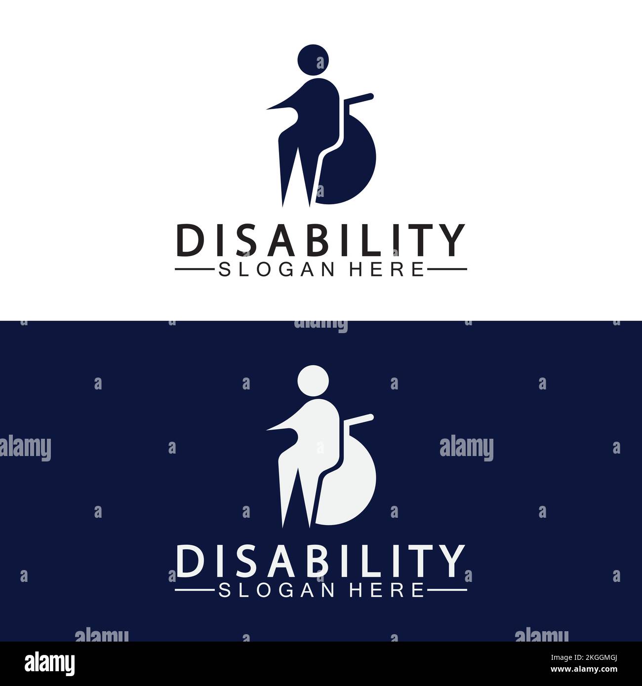Passionate Disability People Support Logo. Wheel Chair Logo ...