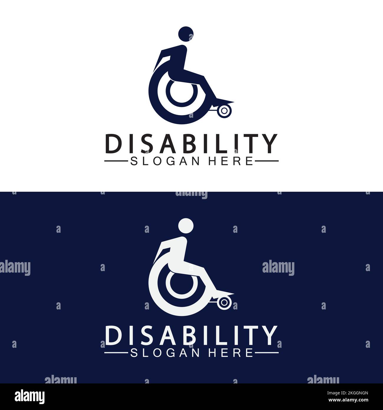 Passionate Disability People Support Logo. Wheel Chair Logo ...
