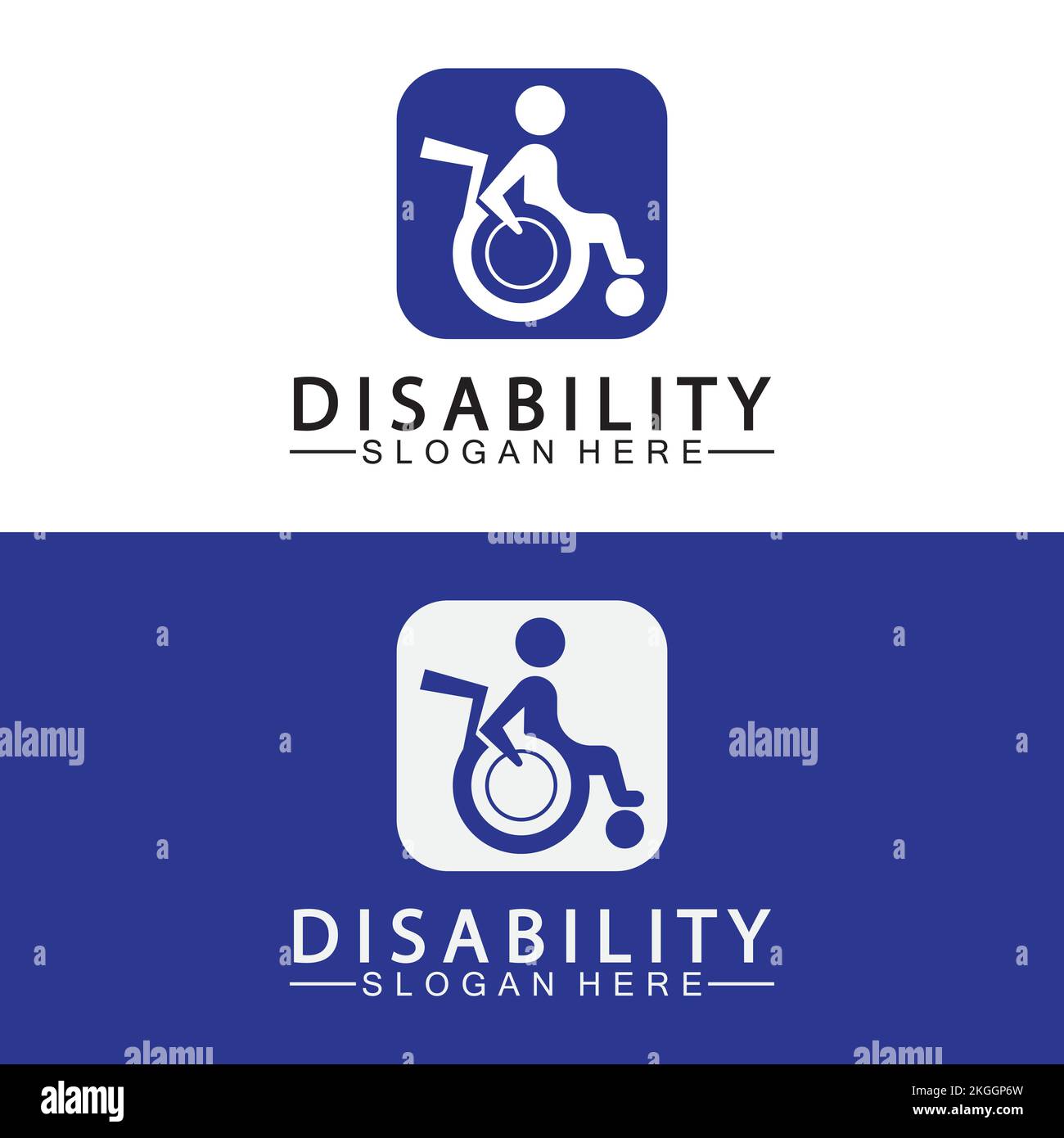Passionate Disability People Support Logo. Wheel Chair Logo ...
