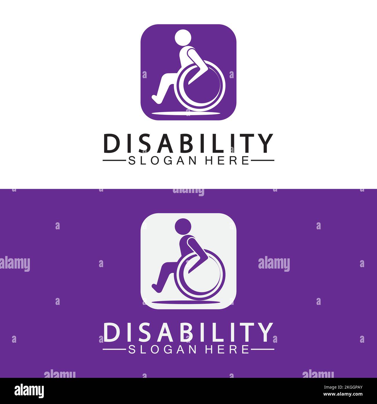 Passionate Disability People Support Logo. Wheel Chair Logo ...