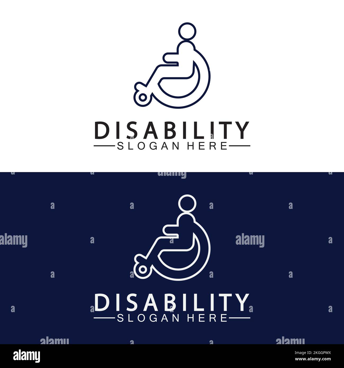 Passionate Disability People Support Logo. Wheel Chair Logo ...