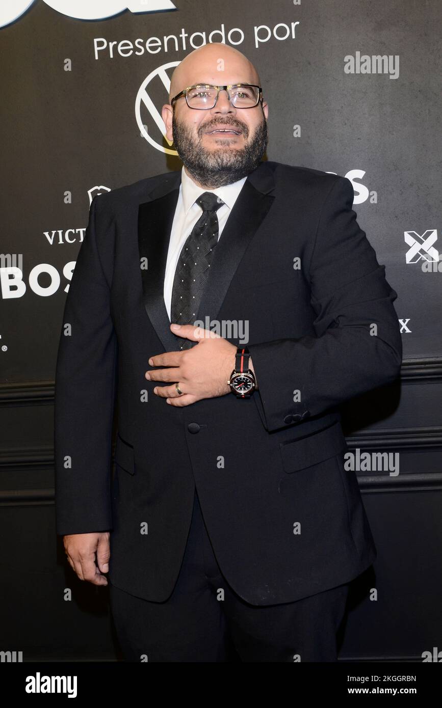 Mexico City, Mexico: November 22, 2022, Erwin Walton attends the black ...