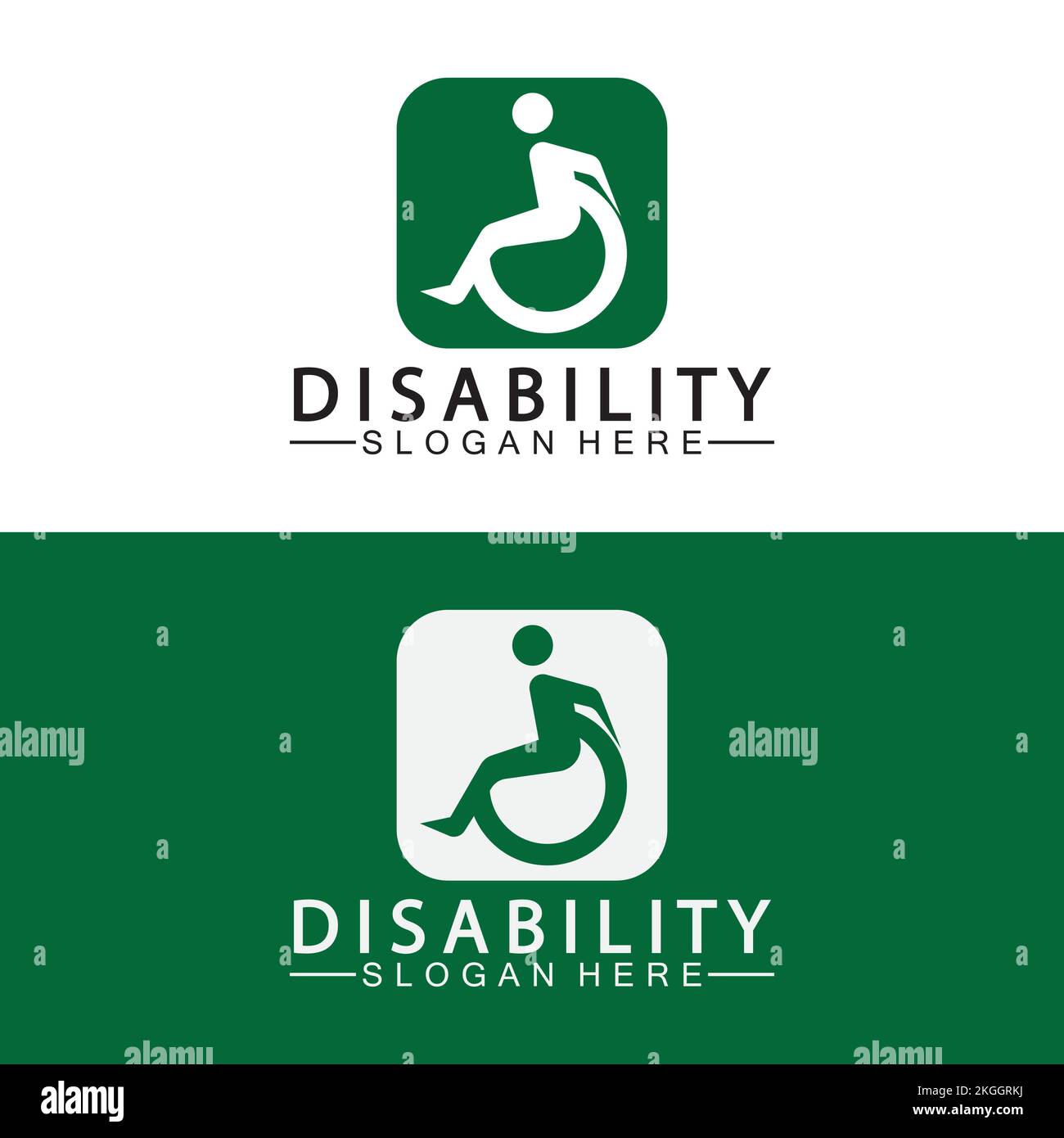 Passionate Disability People Support Logo. Wheel Chair Logo ...