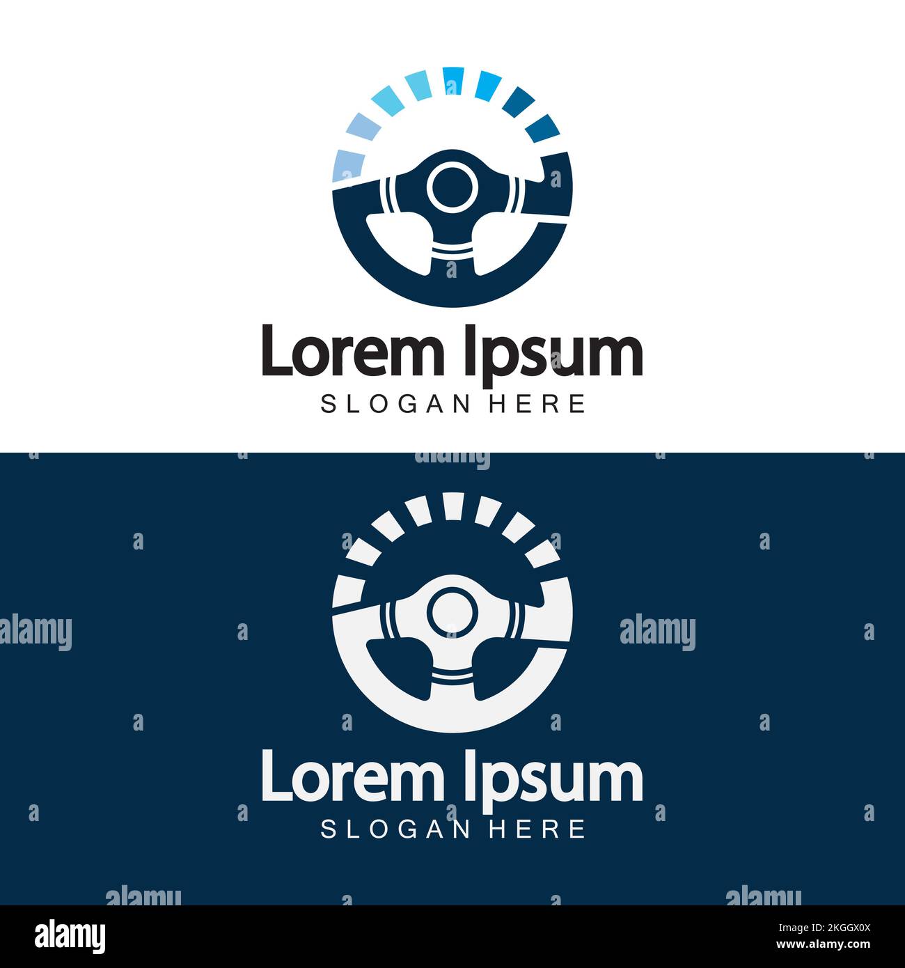 Steering wheel logo. Vector illustration Stock Vector Image & Art - Alamy