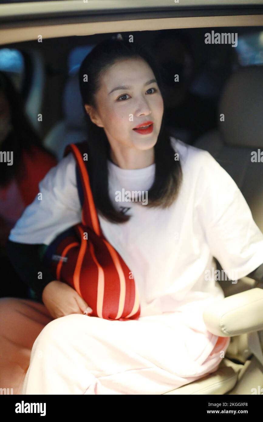 Chinese singer and actress Tan Weiwei was at work on the third season ...