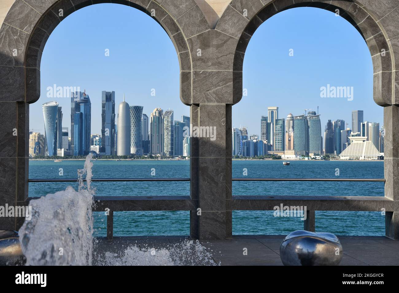 doha qatar cityscape Stock Photo - Alamy