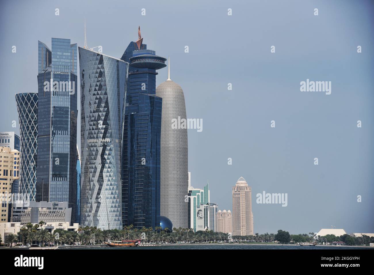 doha qatar cityscape Stock Photo - Alamy