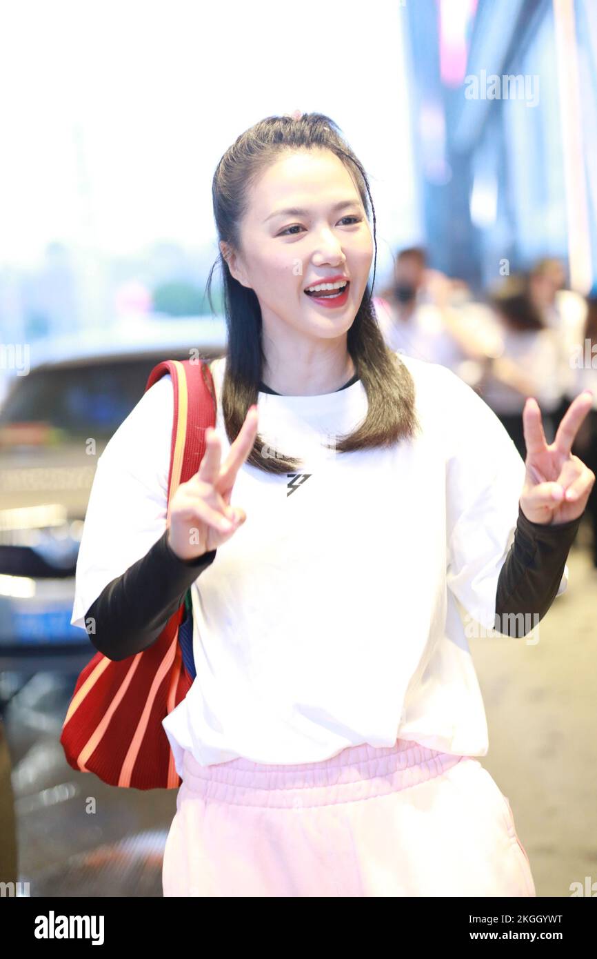 Chinese singer and actress Tan Weiwei was at work on the third season ...