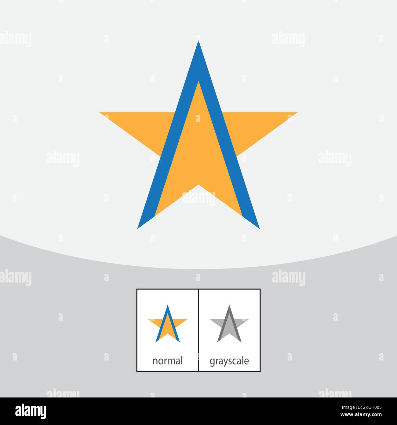 Be a star logo Stock Vector Images - Alamy