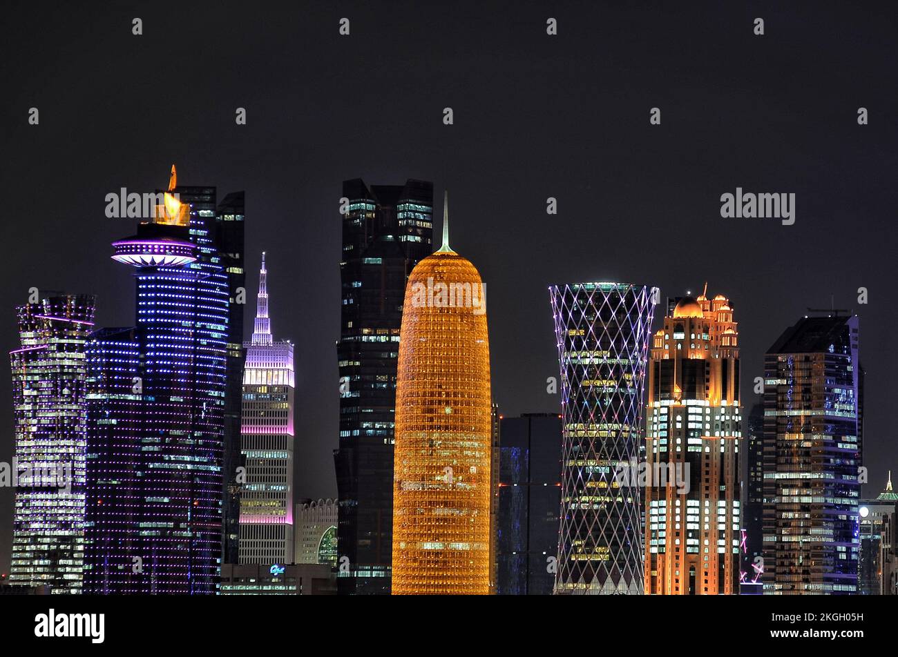 doha qatar cityscape Stock Photo - Alamy