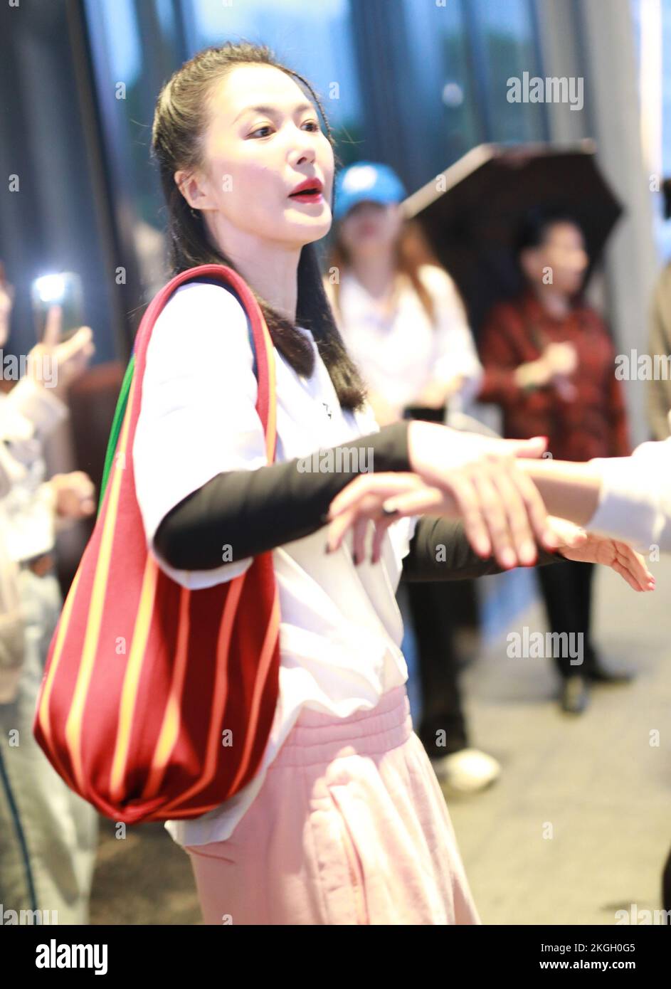 Chinese singer and actress Tan Weiwei was at work on the third season ...