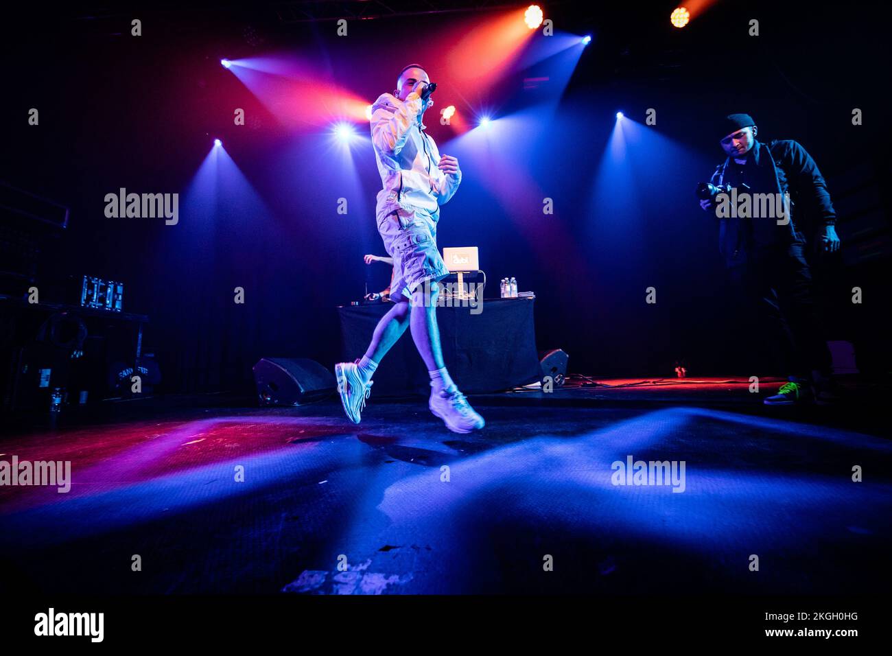 Copenhagen, Denmark. 22nd Nov, 2022. The British rapper ArrDee performs ...