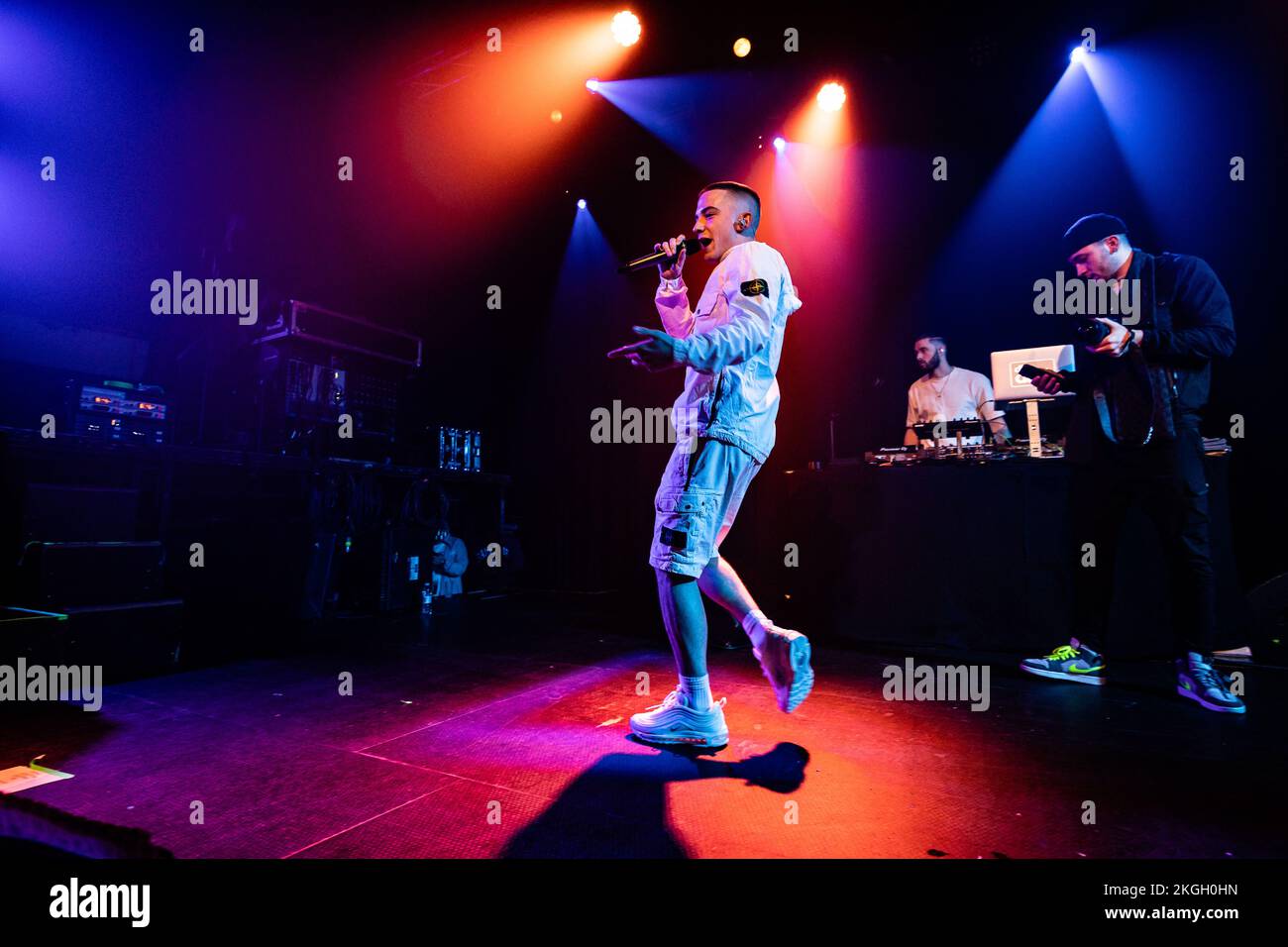 Copenhagen, Denmark. 22nd Nov, 2022. The British rapper ArrDee performs ...