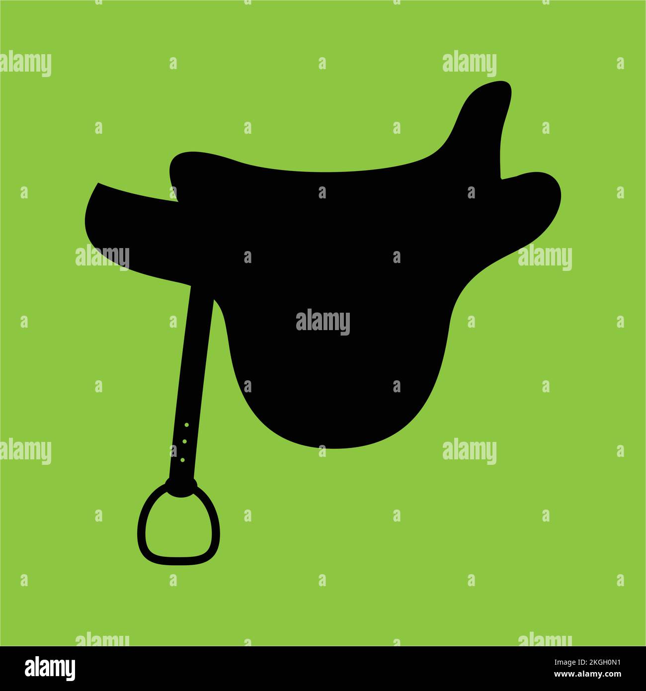 Horse Saddle icon isolated. Sport Concept Stock Vector Image & Art - Alamy