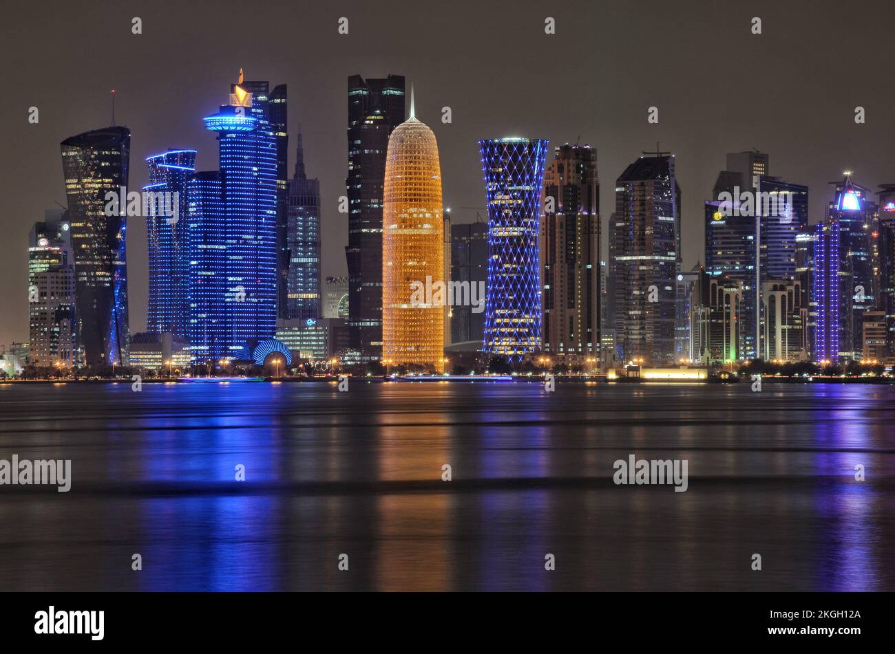 doha qatar cityscape Stock Photo - Alamy