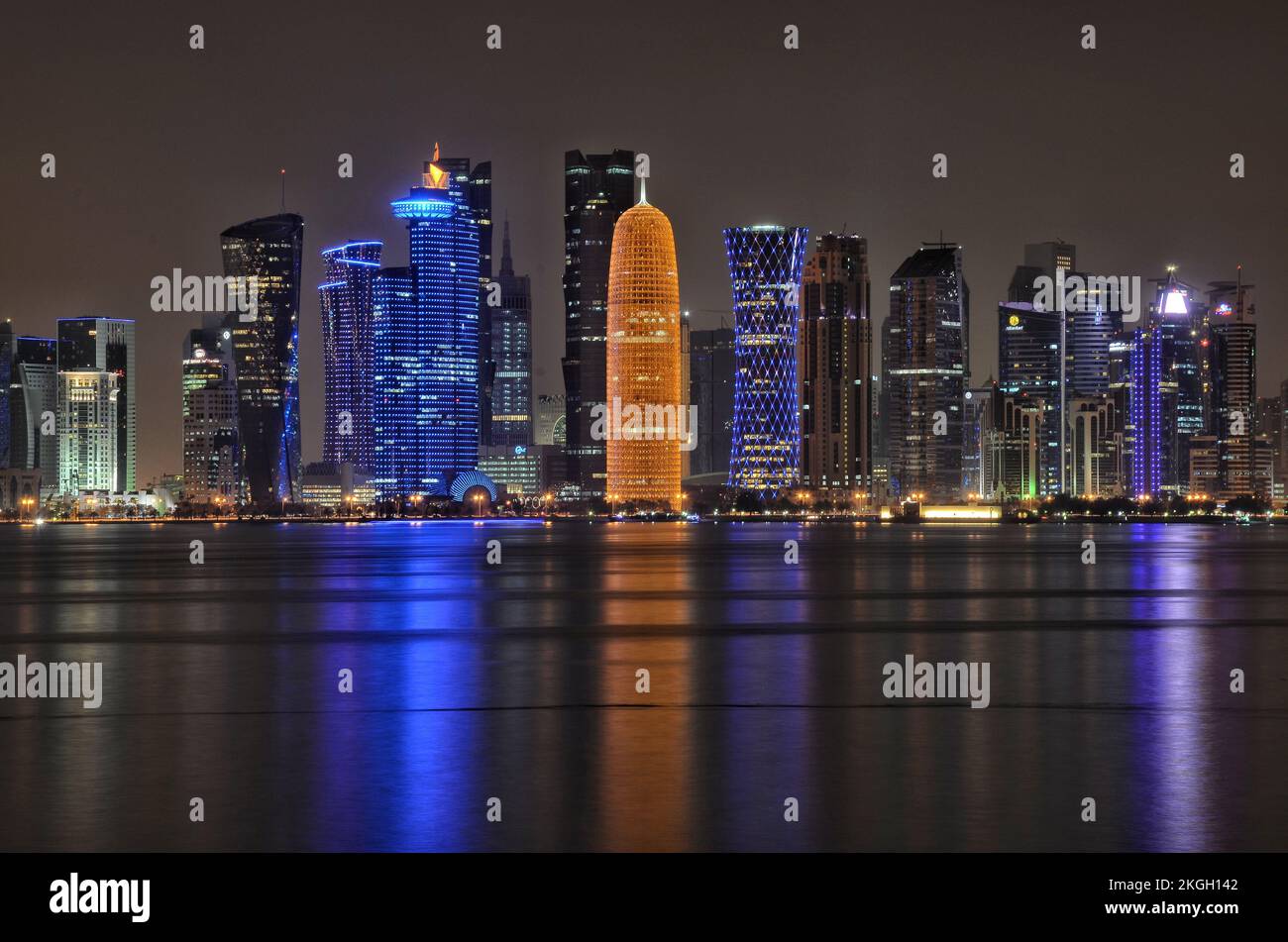 doha qatar cityscape Stock Photo - Alamy