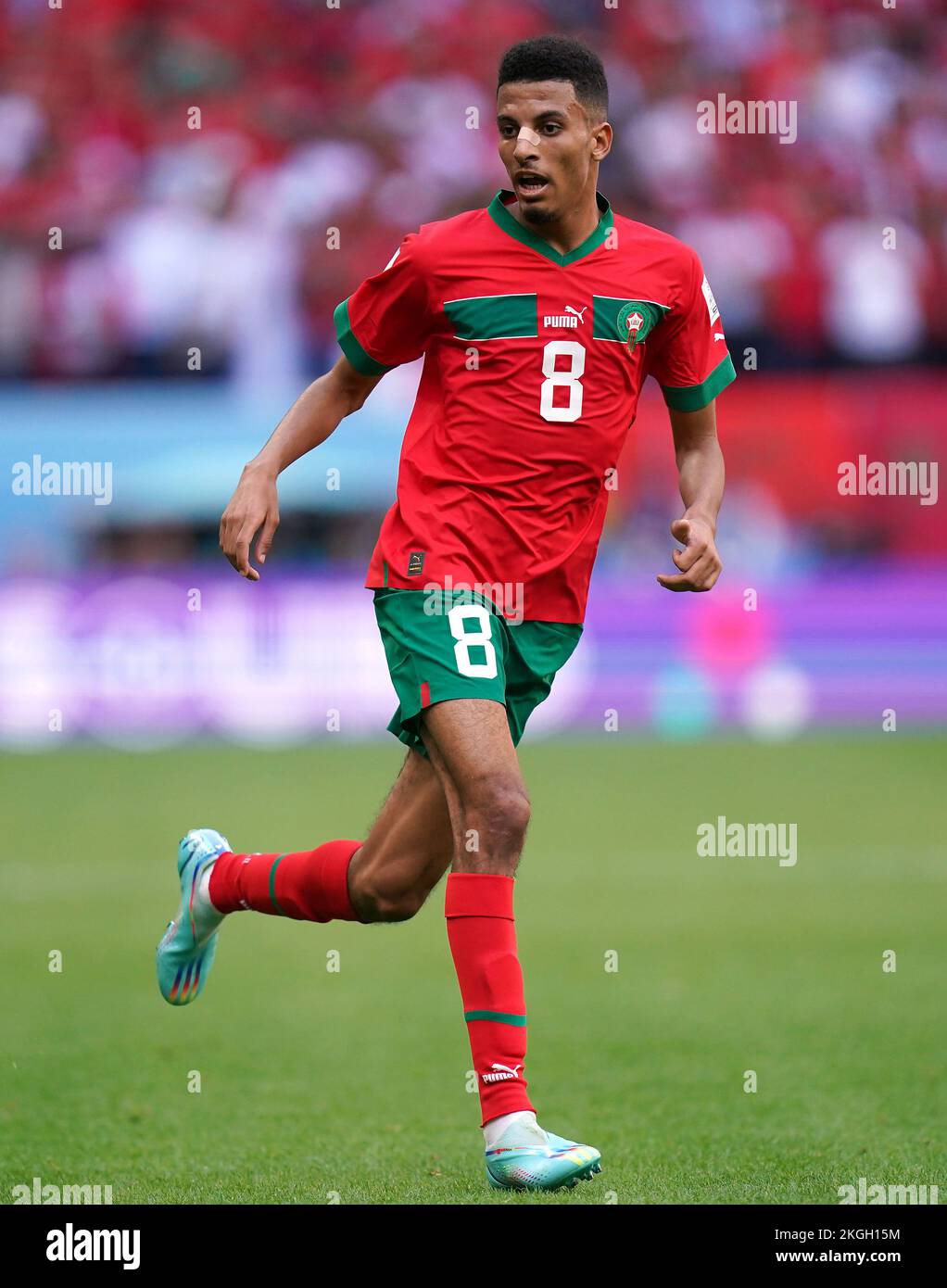 Morocco's Azzedine Ounahi during the FIFA World Cup Group F match at ...
