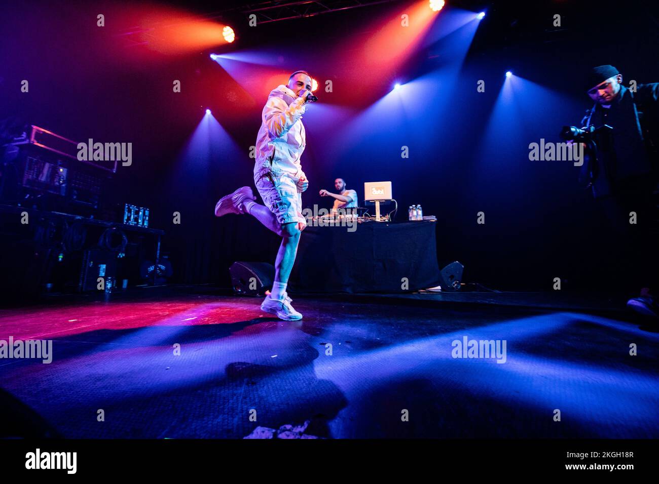 Copenhagen, Denmark. 22nd Nov, 2022. The British rapper ArrDee performs ...