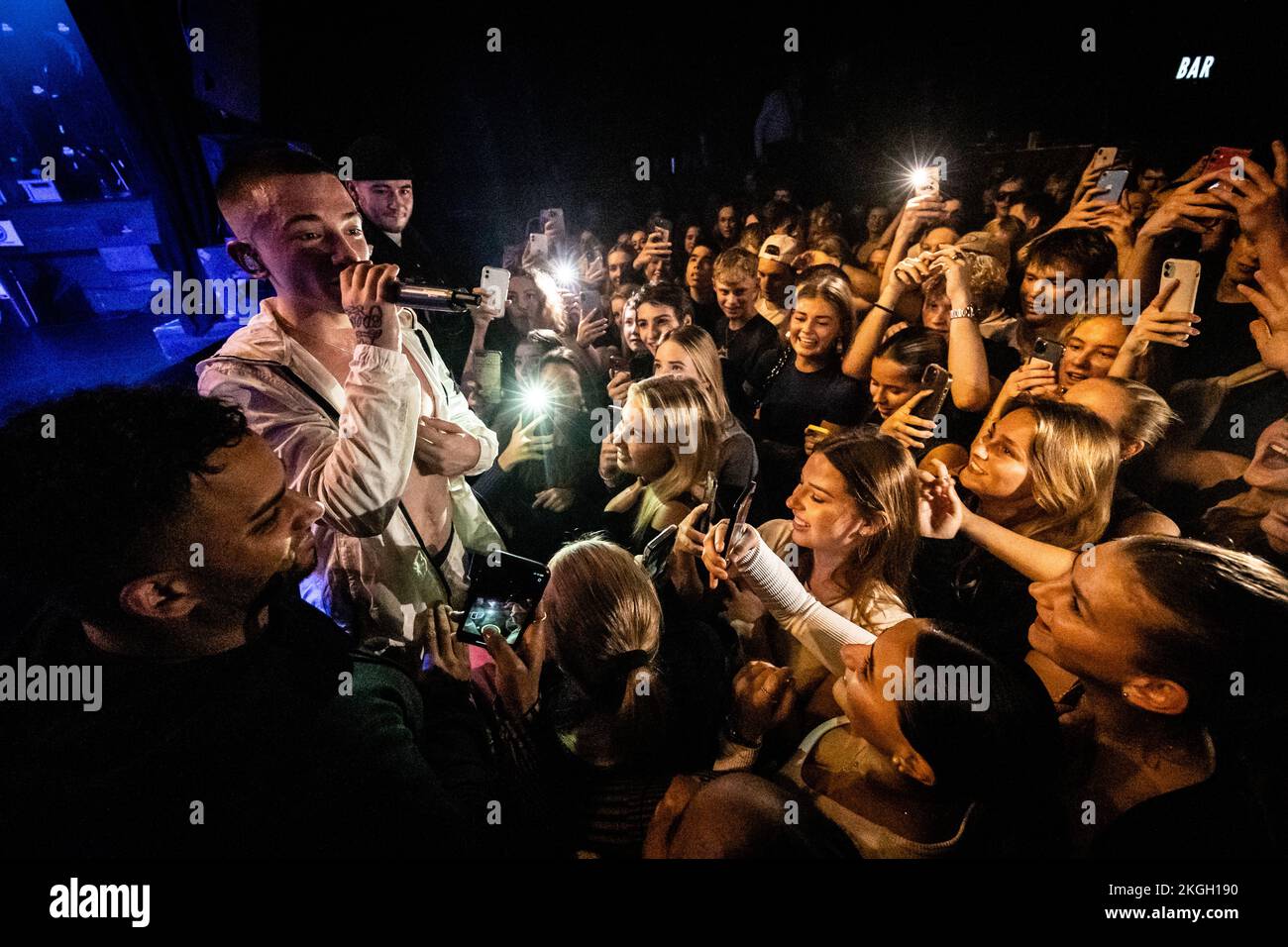 Copenhagen, Denmark. 22nd Nov, 2022. The British rapper ArrDee performs ...