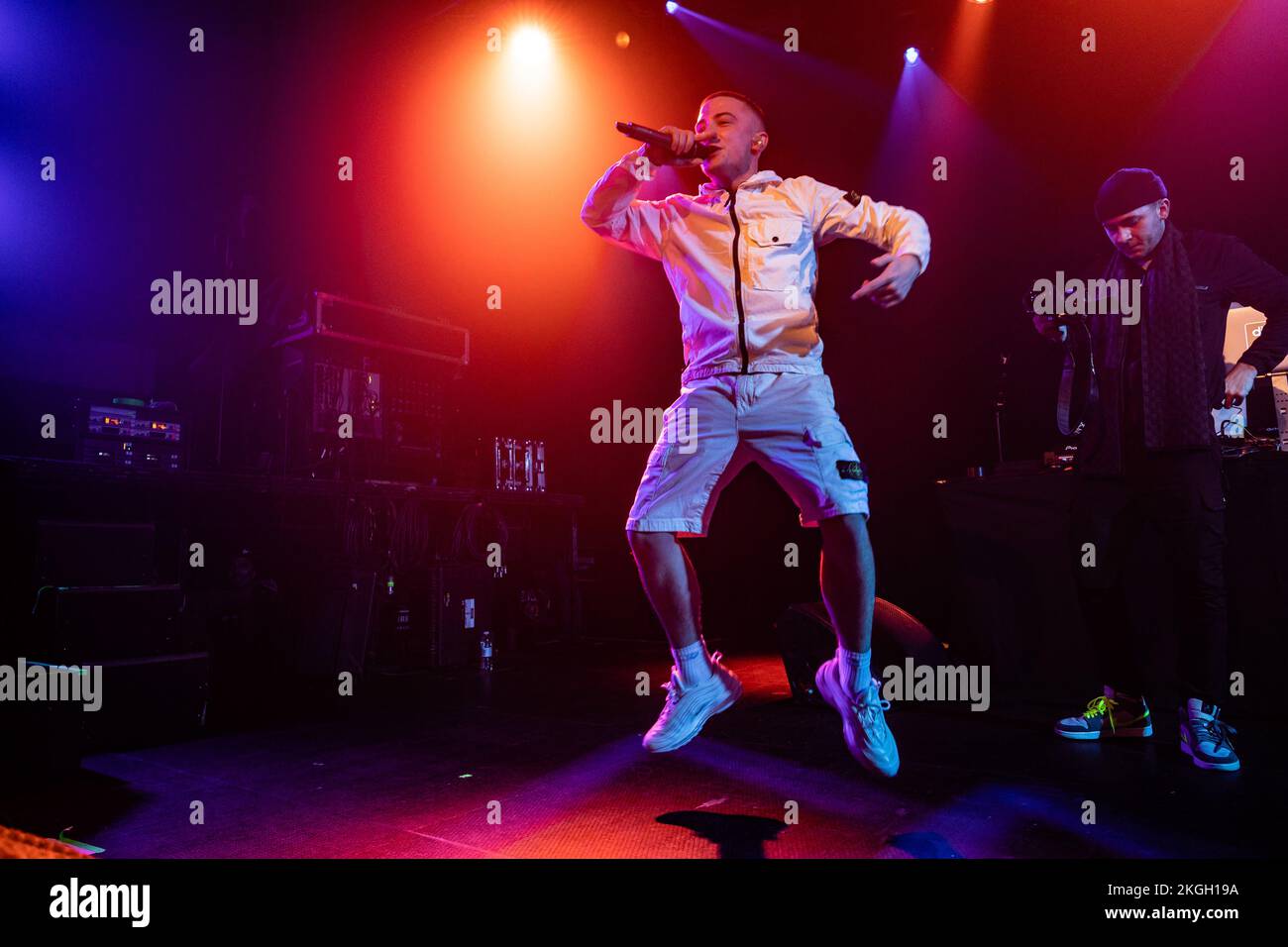 Copenhagen, Denmark. 22nd Nov, 2022. The British rapper ArrDee performs ...