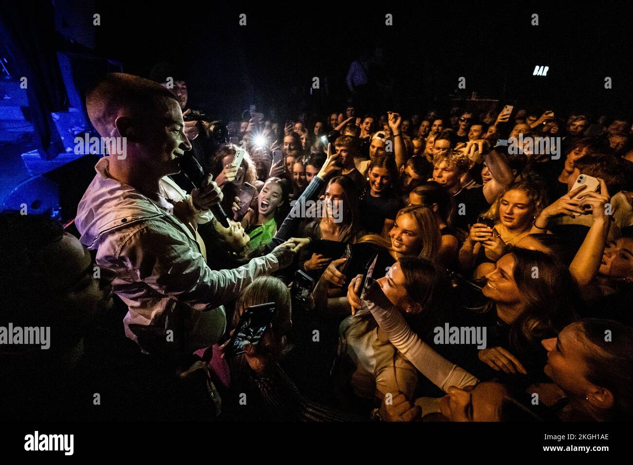 Copenhagen, Denmark. 22nd Nov, 2022. The British rapper ArrDee performs ...