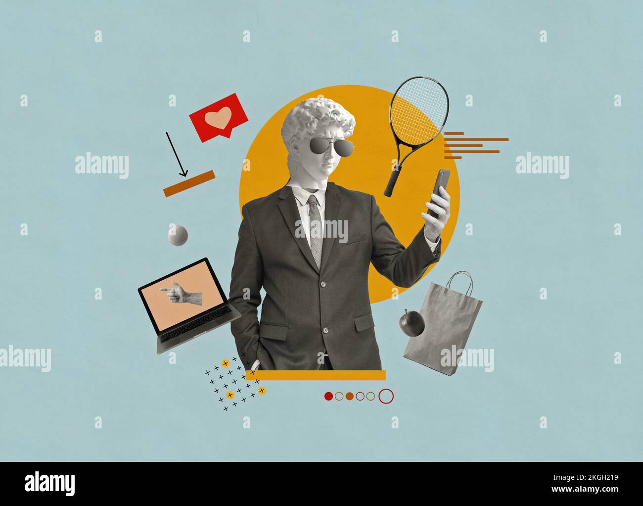 Business collage hi-res stock photography and images - Alamy