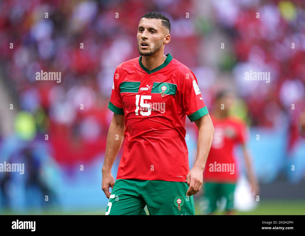 Morocco’s Selim Amallah during the FIFA World Cup Group F match at the ...