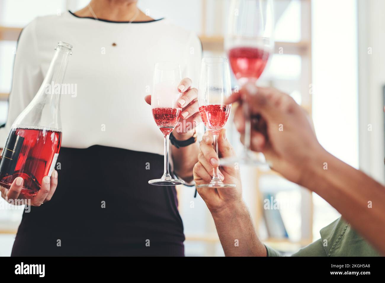 Group people drinking office party hi-res stock photography and images ...
