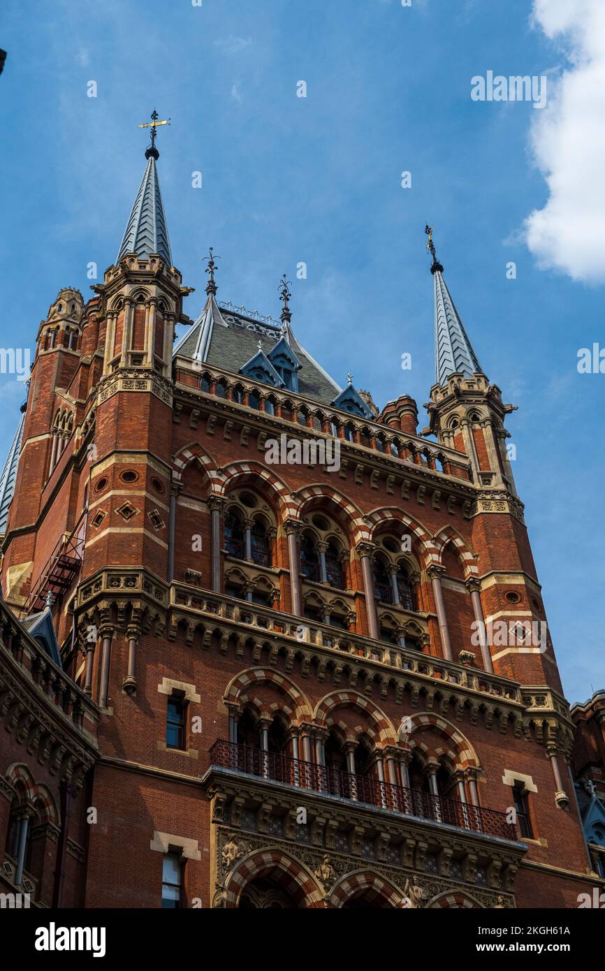 A low angle of Renaissance building against the blue sky Stock Photo ...