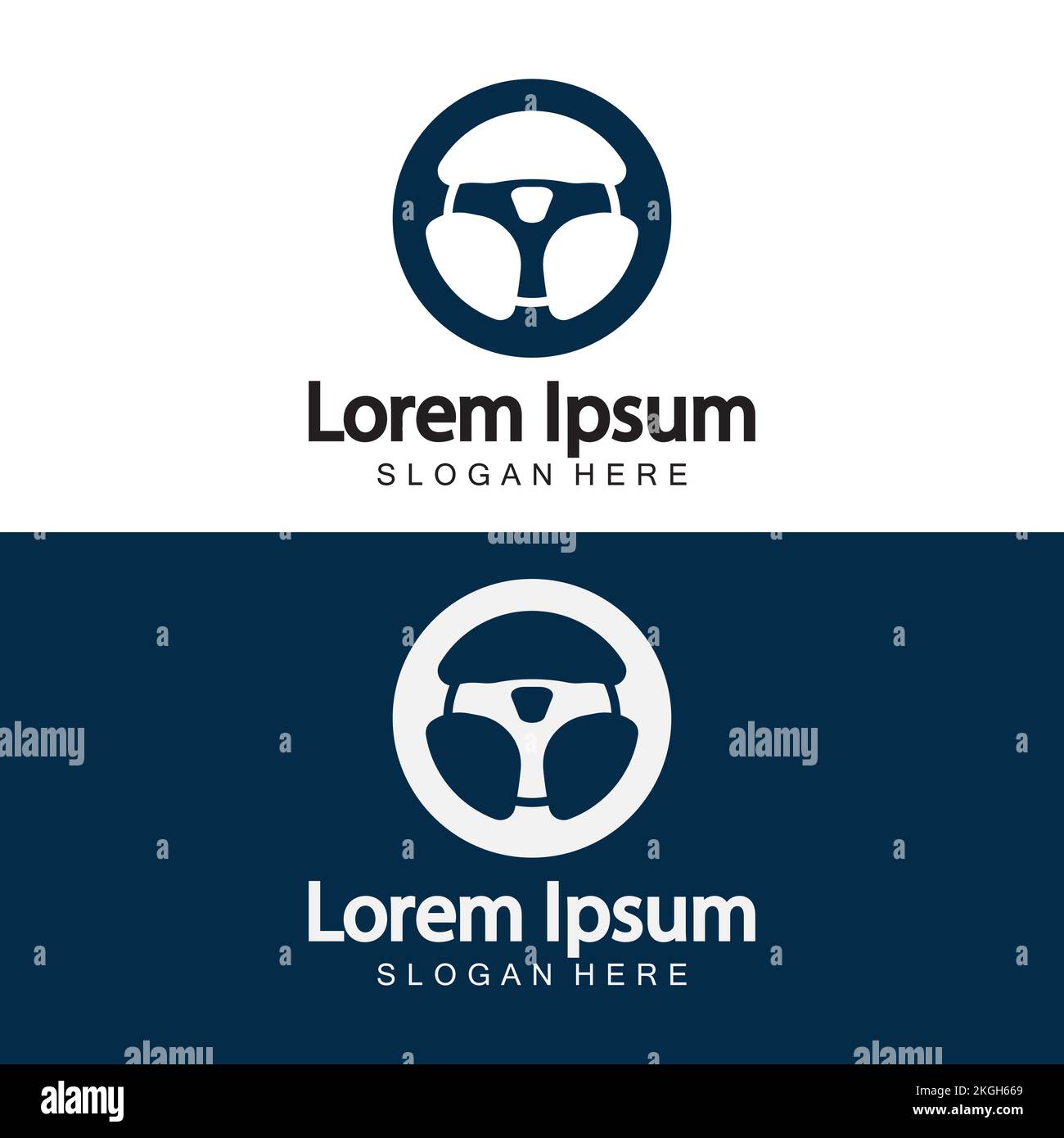 Steering wheel logo. Vector illustration Stock Vector Image & Art - Alamy