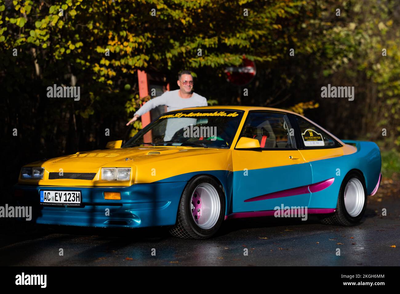 Essen, Germany. 23rd Nov, 2022. The original vehicle from the film "Manta Manta" with the ...