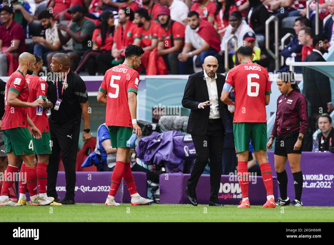 AL KHOR, 23-11-2022 Al Bayt Stadium, World Cup 2022 in Qatar game ...