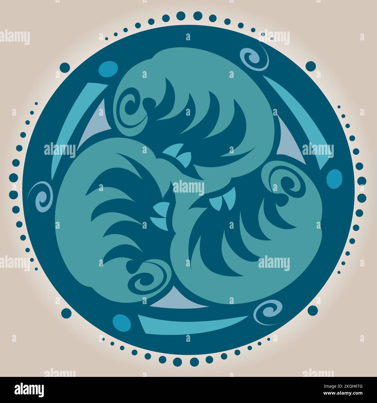 Celtic Symbol - Celtic Knot and Triskelion Circle - Trinity - Sacred ...