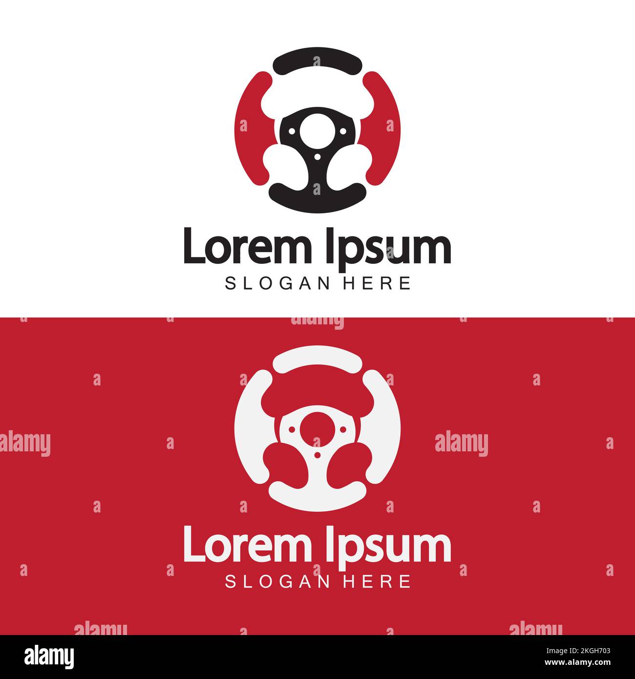 Steering wheel logo. Vector illustration Stock Vector Image & Art - Alamy