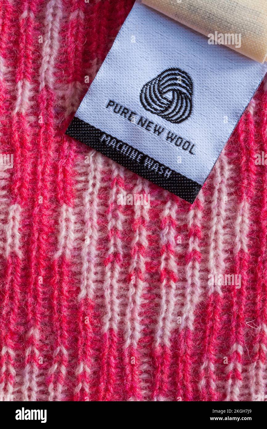 Pure wool logo hi-res stock photography and images - Alamy