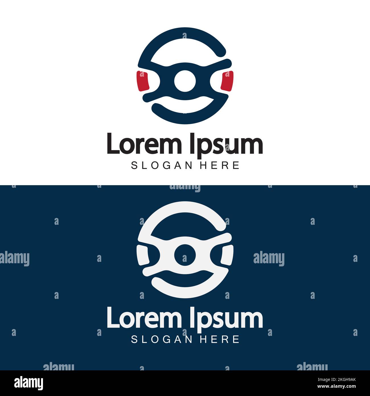 Steering wheel logo. Vector illustration Stock Vector Image & Art - Alamy