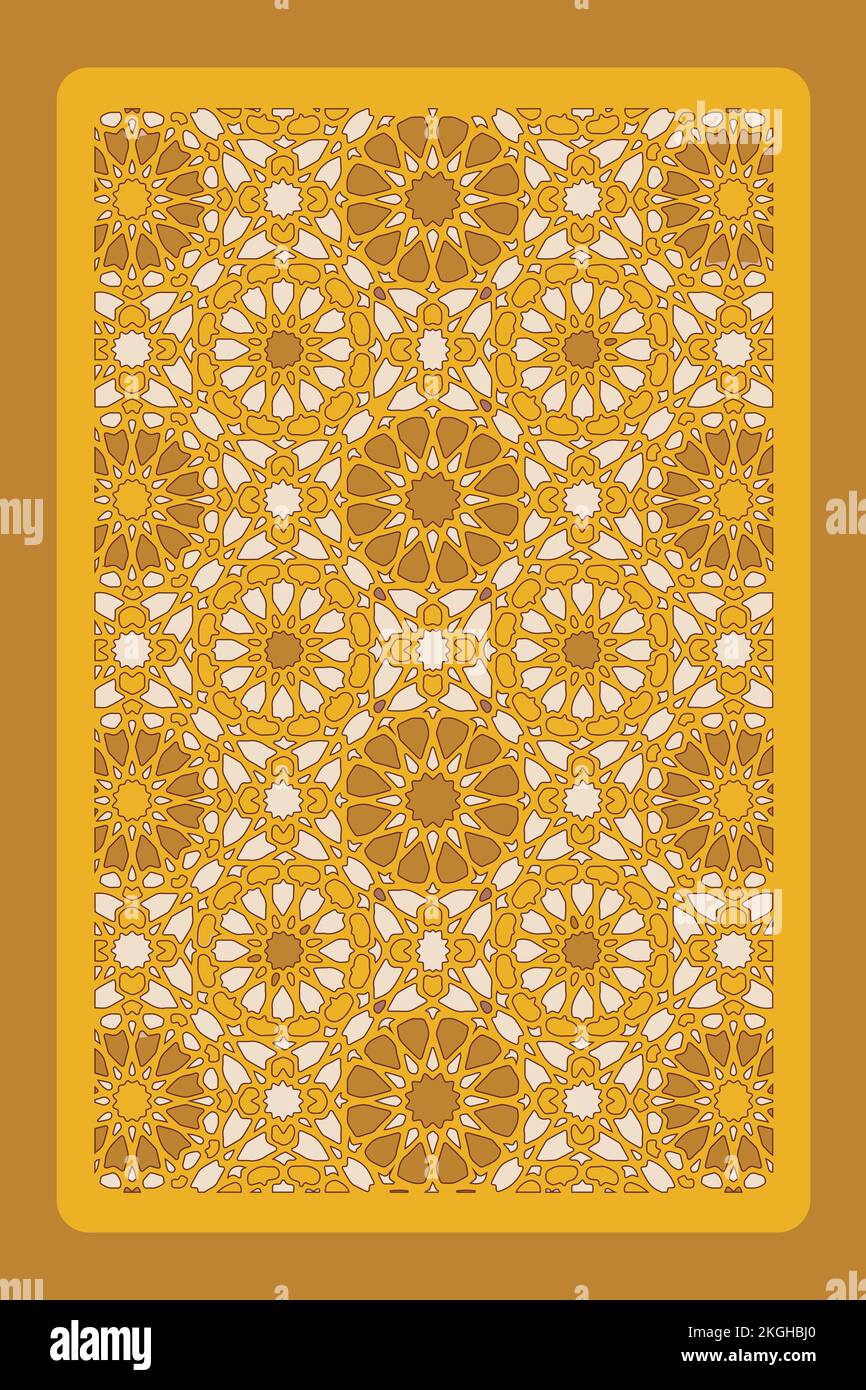Set of ornamental islamic arabesque Background. Arabic traditional ...