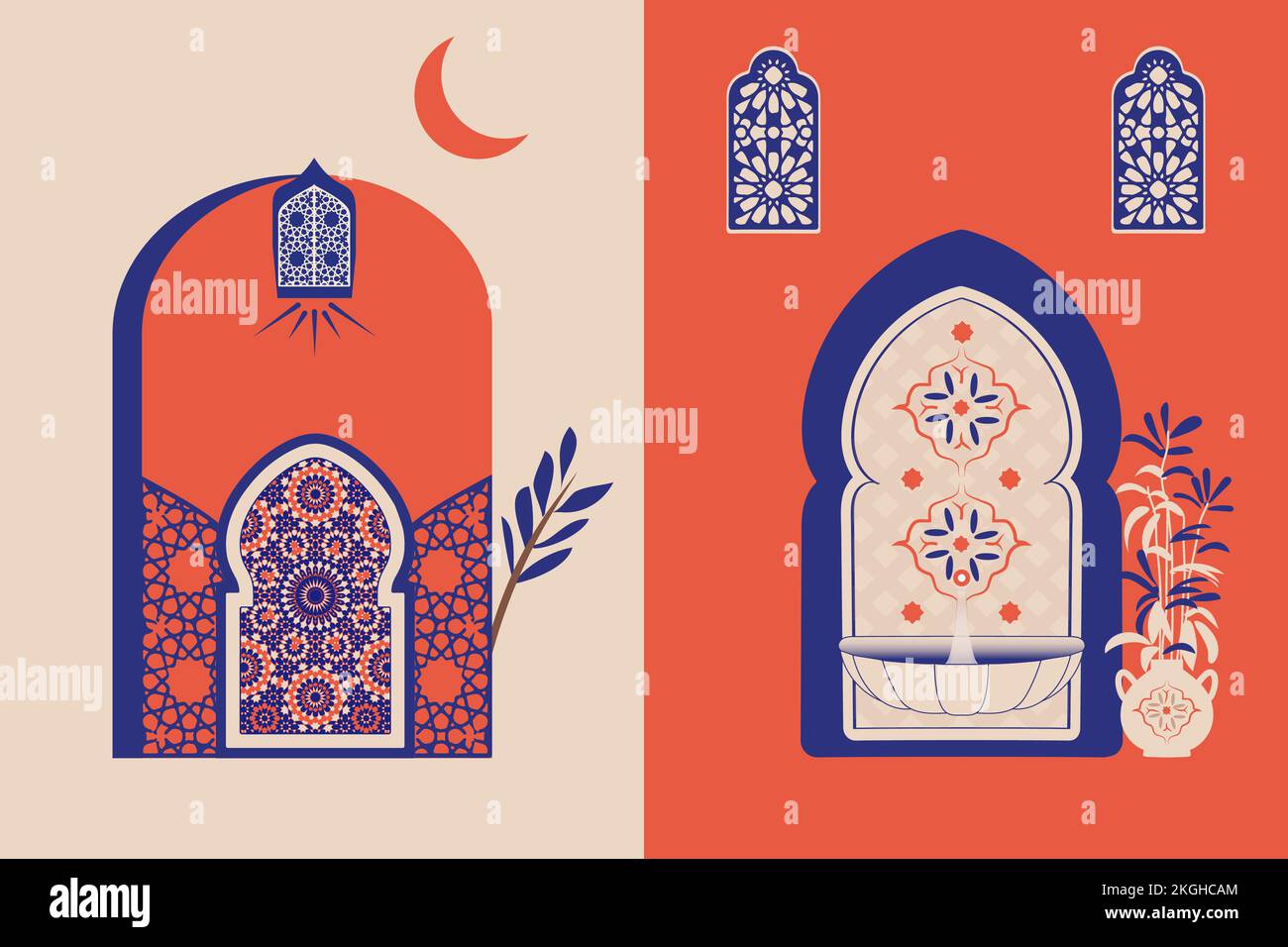 Abstract architecture posters simple geometric. Moroccan contemporary ...