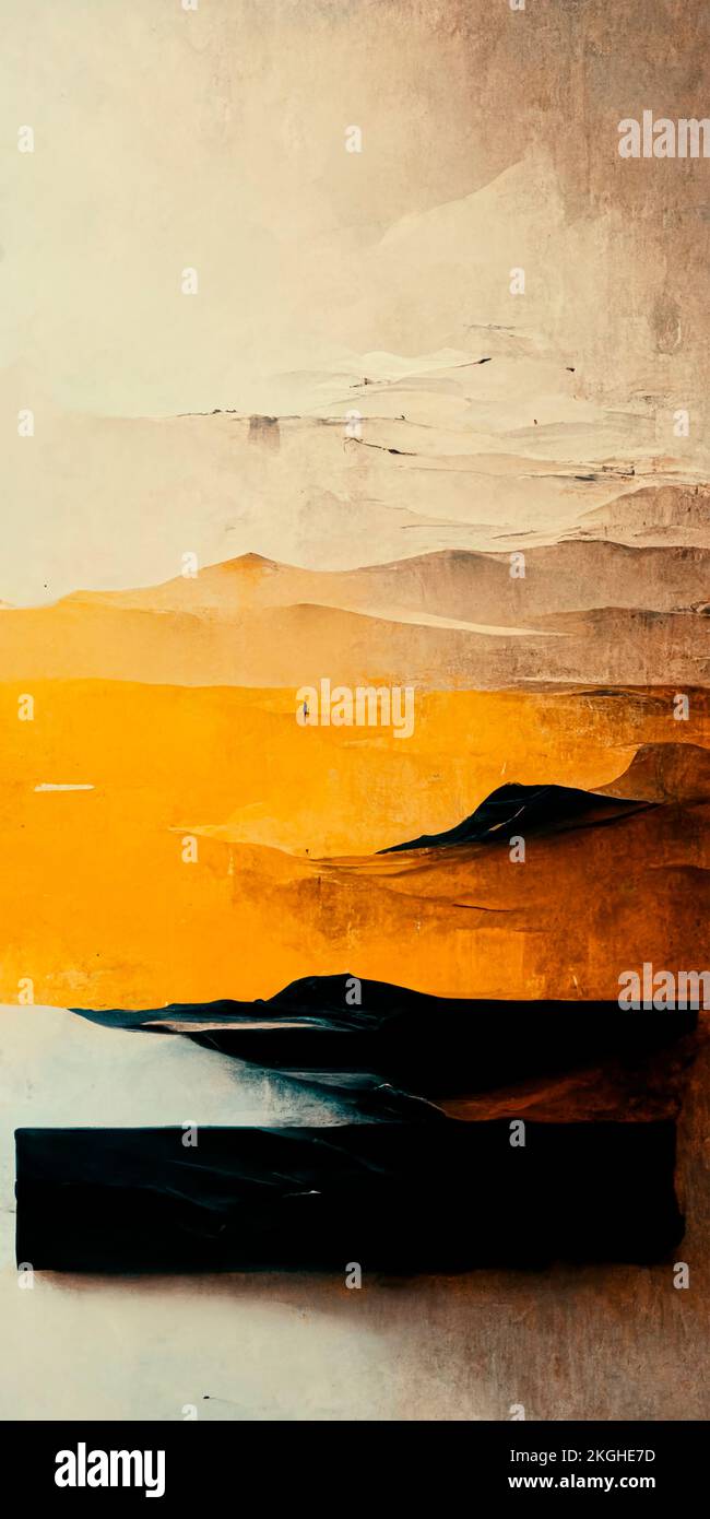 An illustration of an abstract multicolored background in muted color ...